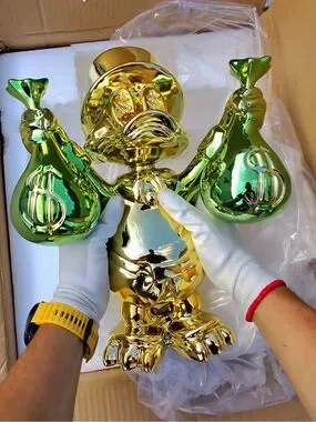 Art | Scrooge Mcduck Golden Chrome Figure 4cm 158 | Poshmark